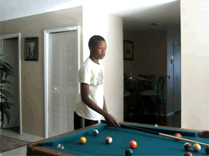 Owned With A Pool Ball | Best Funny Gifs Updated Daily