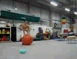Inflatable Ball Trick | Best Funny Gifs Updated Daily