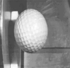 Slo-mo Golf Ball Bounce | Best Funny Gifs Updated Daily