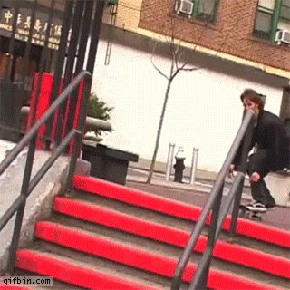 Skateboard Hand Rail Jump Fail Recovery | Best Funny Gifs Updated Daily