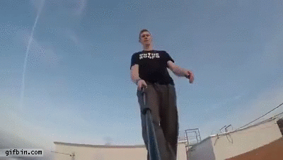 Rooftop Selfie Stick Daredevil | Best Funny Gifs Updated Daily
