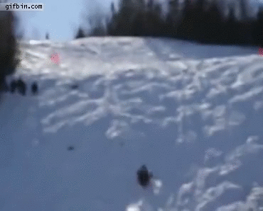 Uphill Snowbmobile Fail Save | Best Funny Gifs Updated Daily