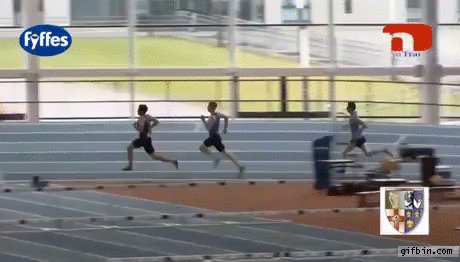 Crossing The Finish Line Gif