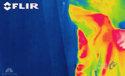Thermal Camera Fart | Best Funny Gifs Updated Daily