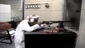 Rifle Recoil | Best Funny Gifs Updated Daily