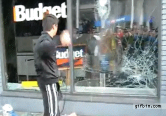 Rioter Gets Tackled | Best Funny Gifs Updated Daily