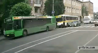 Pedestrian Vs. Car | Best Funny Gifs Updated Daily
