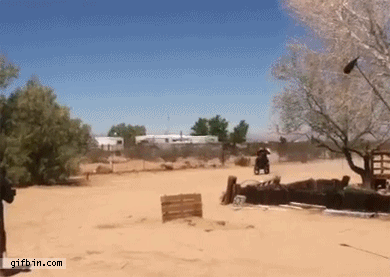 Dirt Bike Ramp Jump On Fire Goes Wrong | Best Funny Gifs Updated Daily