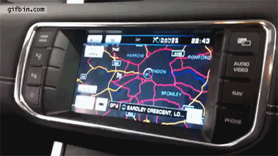 Dual-view Screen (Range Rover Evoque) | Best Funny Gifs Updated Daily