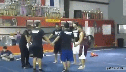 7 People Holding Hands Backflip Attempt | Best Funny Gifs Updated Daily