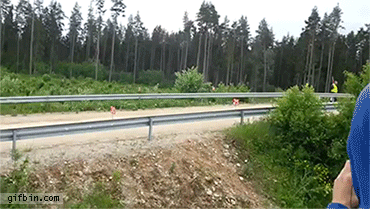 Rally BMW Gets Some Serious Air | Best Funny Gifs Updated Daily
