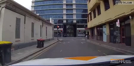 Pedestrian Crossing Street Gets Instant Karma | Best Funny Gifs Updated ...