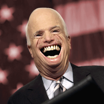 Evil John McCain | Best Funny Gifs Updated Daily