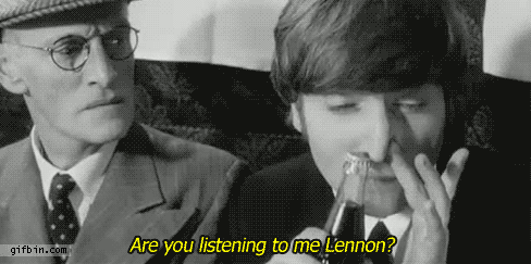John Lennon Snorting Coke | Best Funny Gifs Updated Daily