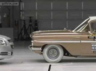 1959 Chevrolet Bel Air VS. 2009 Chevrolet Malibu Crash Test | Best ...