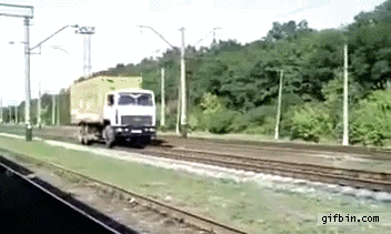 Truck Train | Best Funny Gifs Updated Daily