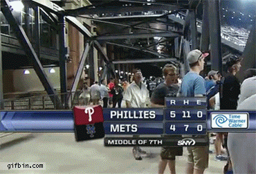 Guy Trips And Falls At Baseball Game | Best Funny Gifs Updated Daily