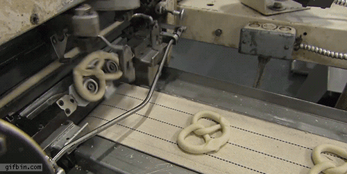 Automatic Pretzel Making Machine | Best Funny Gifs Updated Daily