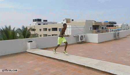 Huge Jump From Roof In Pool | Best Funny Gifs Updated Daily