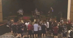 Stage Dive Fail | Best Funny Gifs Updated Daily