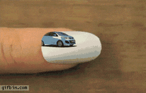 Kia Stop-motion Finger Nail Art | Best Funny Gifs Updated Daily
