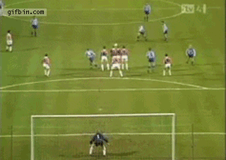 Amazing Free Kick Goal | Best Funny Gifs Updated Daily