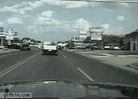 Sudden Head-on Collision | Best Funny Gifs Updated Daily
