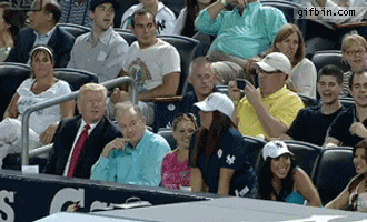 Bill O'Reilly And Donald Trump Doing The Wave At A Yankees Game | Best ...