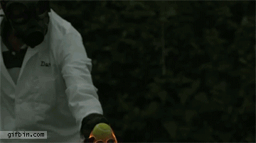 Hitting Tennis Ball On Fire In Slow-motion - TheSlowMoGuys | Best Funny ...