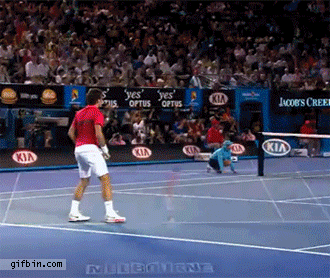 Tennis Ball Boy Catches Ball Like A Boss | Best Funny Gifs Updated Daily