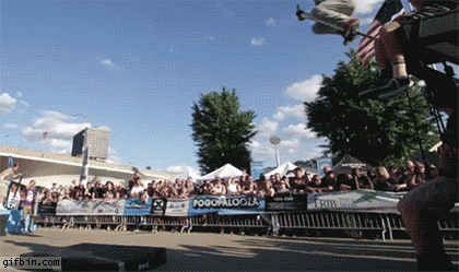 Huge Pogo Stick Flip | Best Funny Gifs Updated Daily