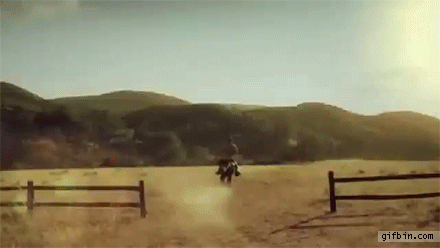 Cowboy Hits The End Sign While Riding Horse - Geico Commercial | Best ...