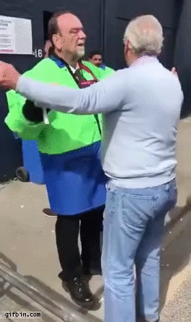 Security Guy Frisking People | Best Funny Gifs Updated Daily