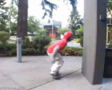 Skateboard Vs. Wall Back Flip | Best Funny Gifs Updated Daily