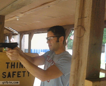 Bullet Shell To The Eye | Best Funny Gifs Updated Daily