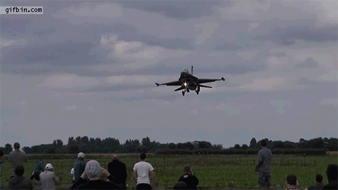 Low Flying Fighter Jet | Best Funny Gifs Updated Daily