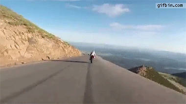 Bike Falling From Heaven Causes Accident | Best Funny Gifs Updated Daily