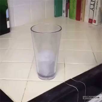 Pouring Water Into Glass Illusion | Best Funny Gifs Updated Daily