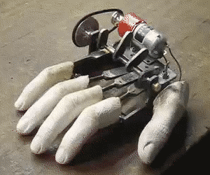 Robot Hand Finger Tapping | Best Funny Gifs Updated Daily