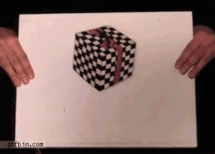 Floating Cube Illusion | Best Funny Gifs Updated Daily