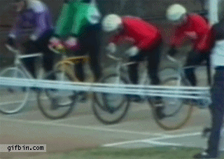 Failed Bicycle Race Start | Best Funny Gifs Updated Daily