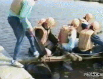 Getting On Raft Fail | Best Funny Gifs Updated Daily