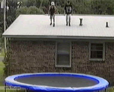 Trampoline Fail | Best Funny Gifs Updated Daily