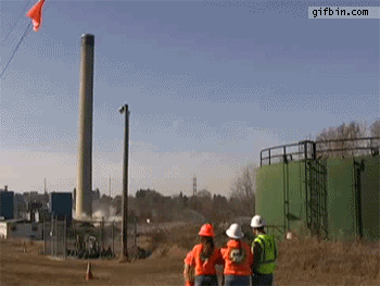 Tower Demolition Fail | Best Funny Gifs Updated Daily