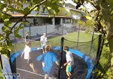 Trampoline Double Cork Fail | Best Funny Gifs Updated Daily