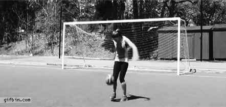 Girl Soccer Trick | Best Funny Gifs Updated Daily