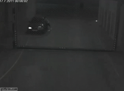 Guy Flips Car In Parking Garage Trying To Get Out | Best Funny Gifs ...