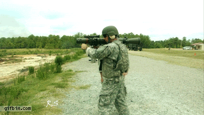 Shockwave Created By A Rocket Launcher Being Fired | Best Funny Gifs ...