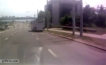 Woman Jumps Out Of Moving Van | Best Funny Gifs Updated Daily