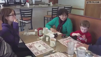 Girl Hits Brother In The Ear With Straw Wrapper | Best Funny Gifs ...